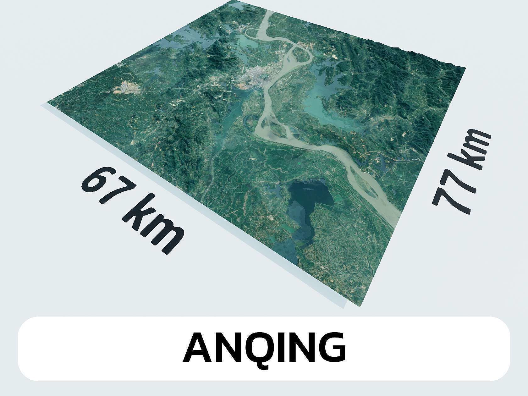 Anqing China City Landscape 3D Model 3D model | CGTrader