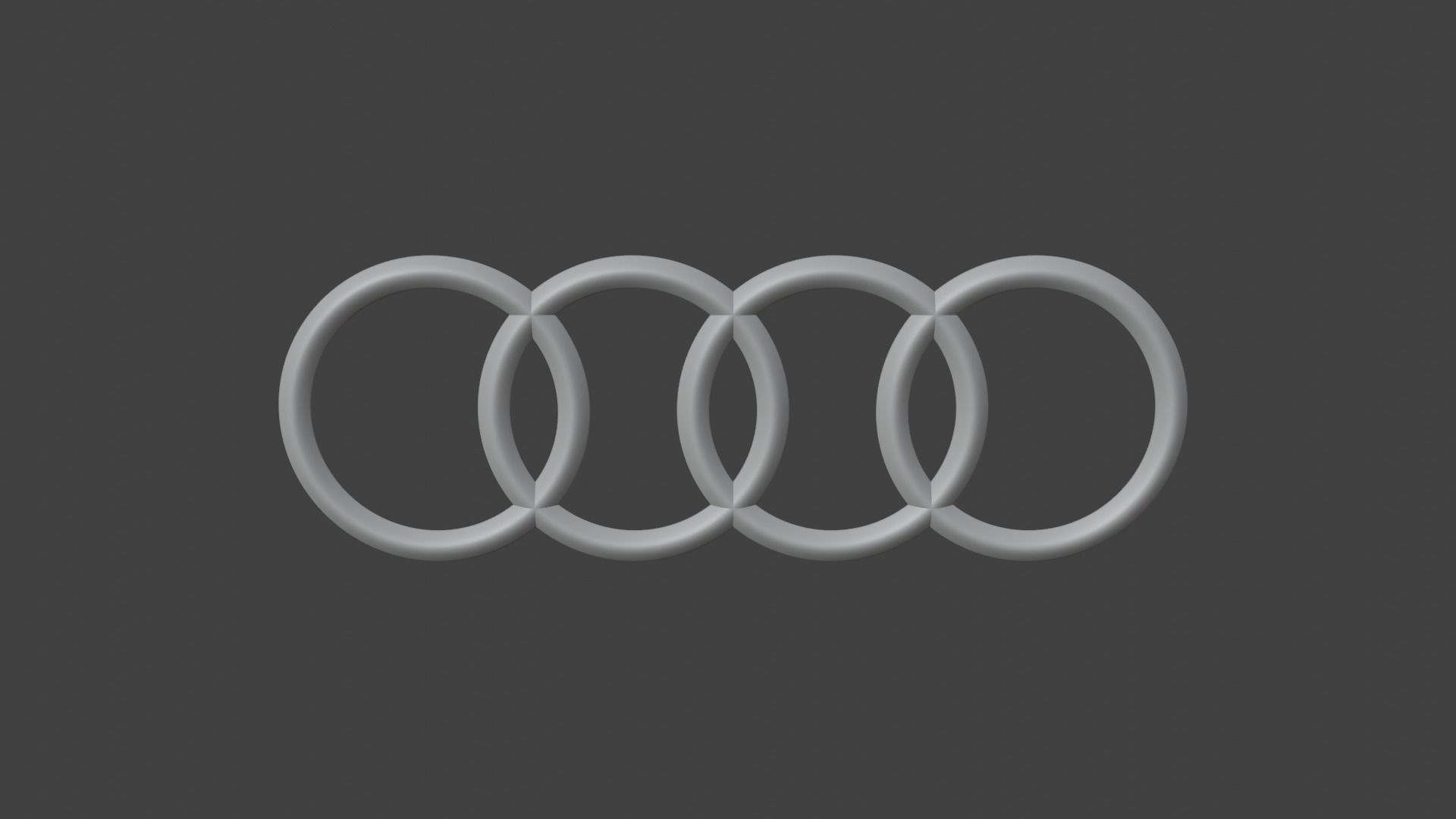 3D model Audi emblem VR / AR / low-poly | CGTrader