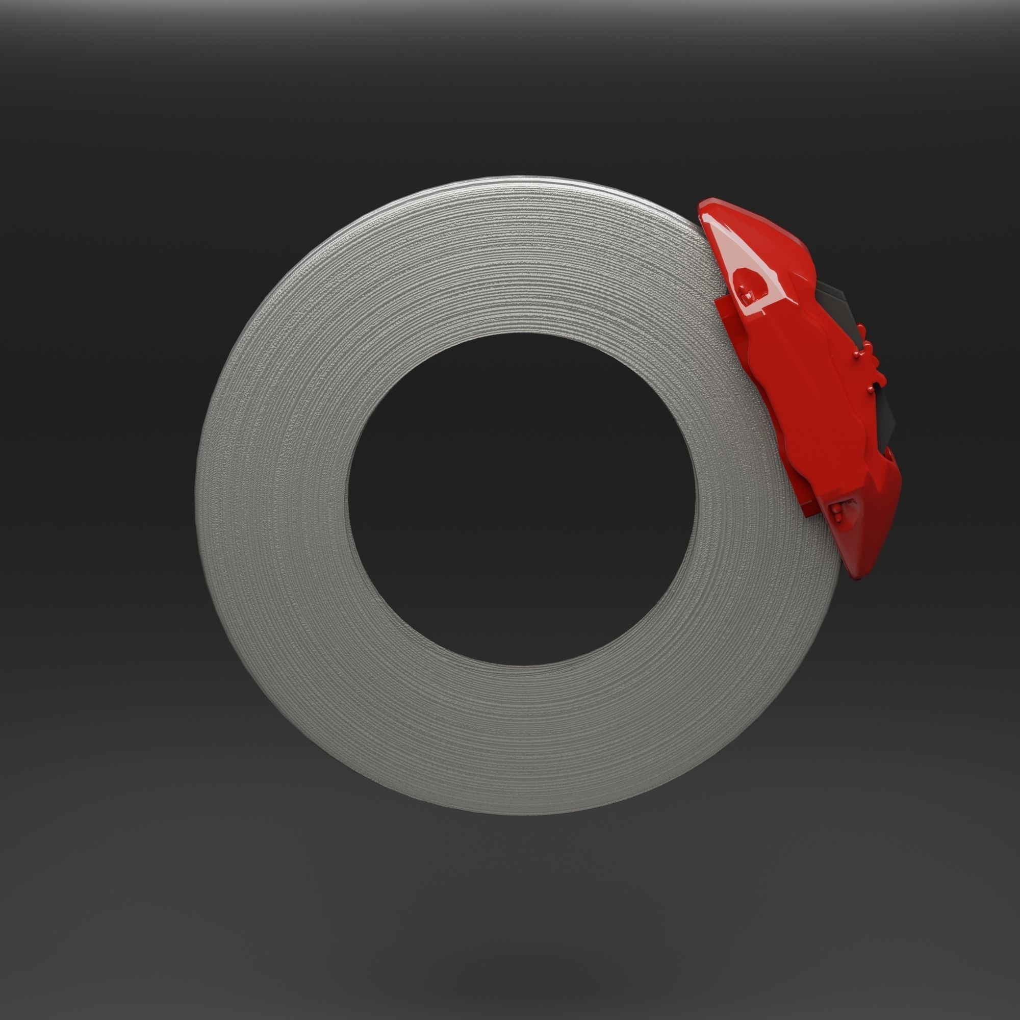 Five spoke standard car wheel free 3D model | CGTrader