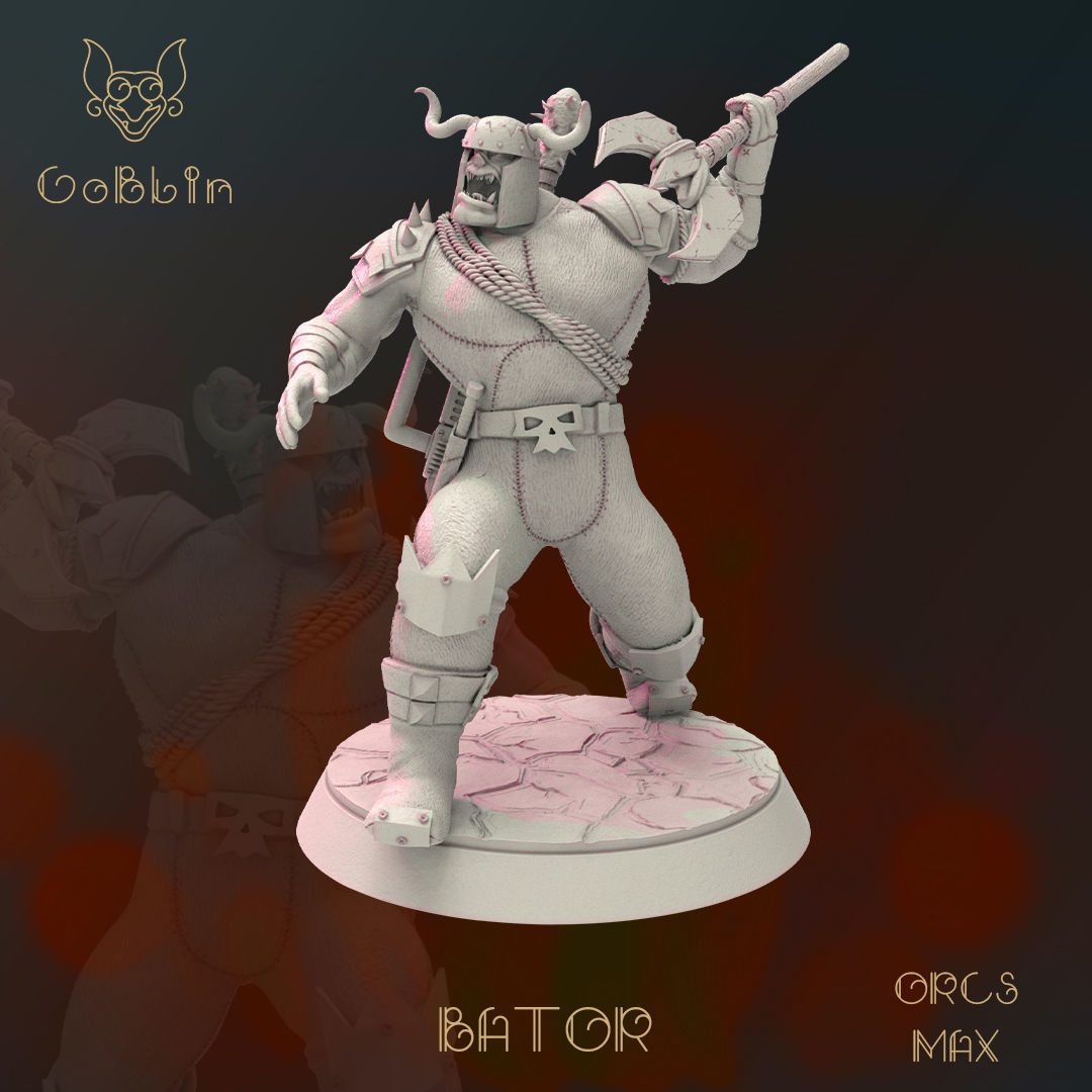 BATOR - ORCS MAX 3D model 3D printable | CGTrader