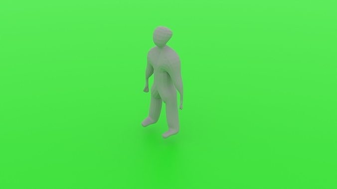 simple man 3D model | CGTrader