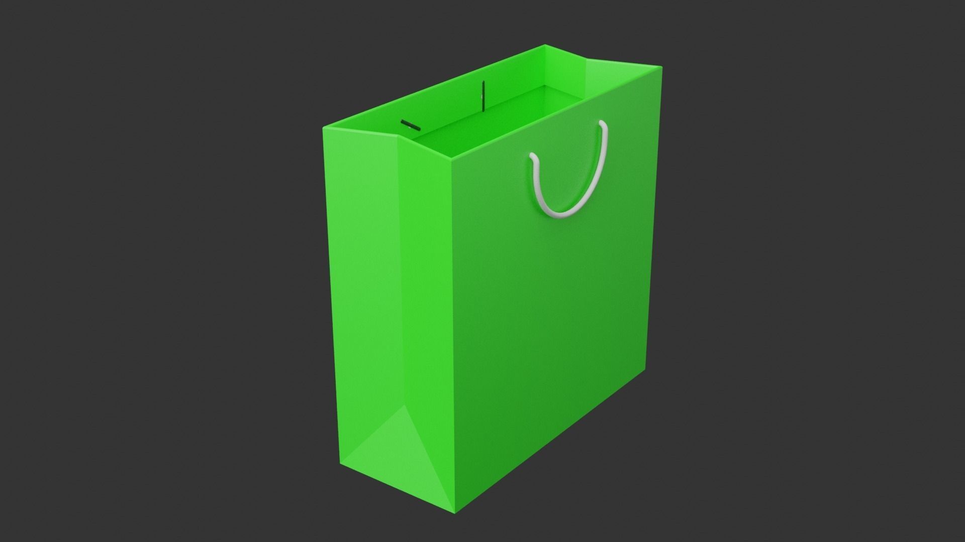 3D model Green Bag VR / AR / low-poly | CGTrader