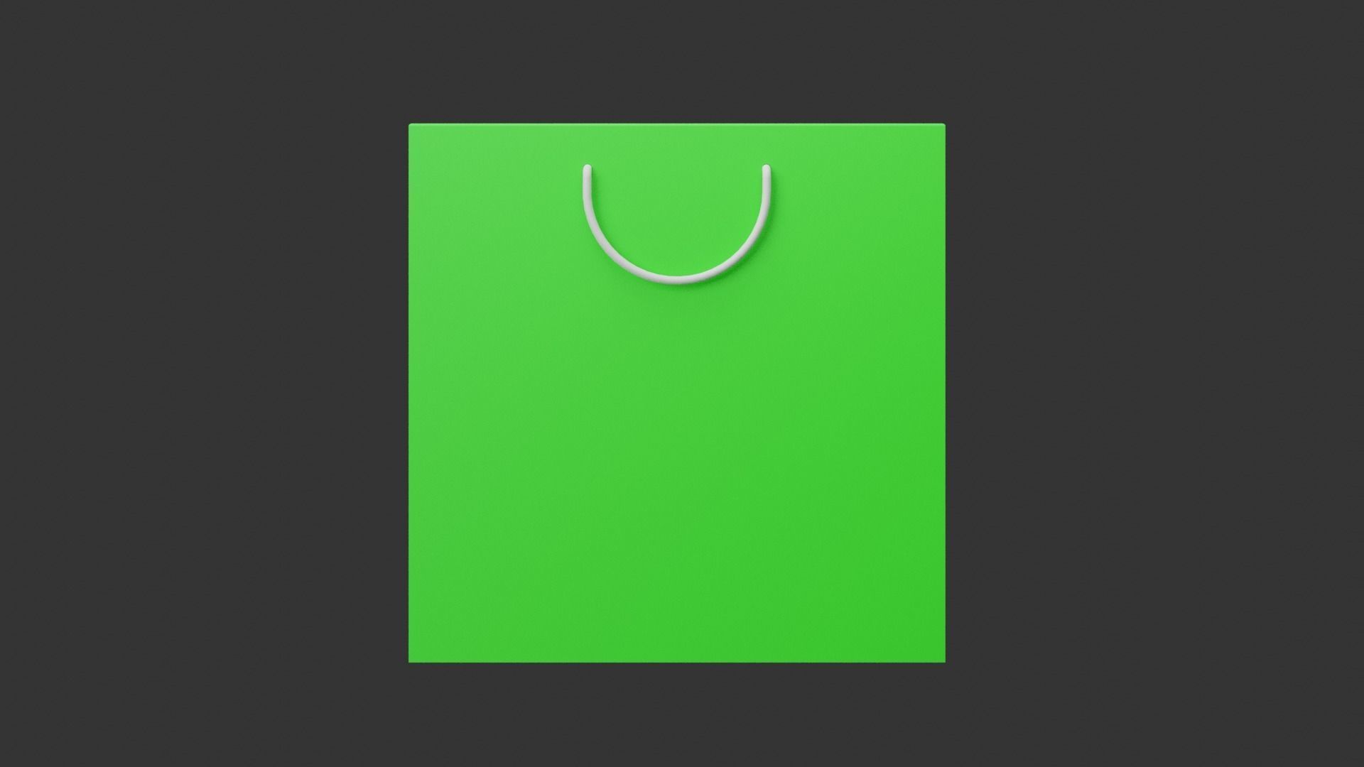 3D model Green Bag VR / AR / low-poly | CGTrader