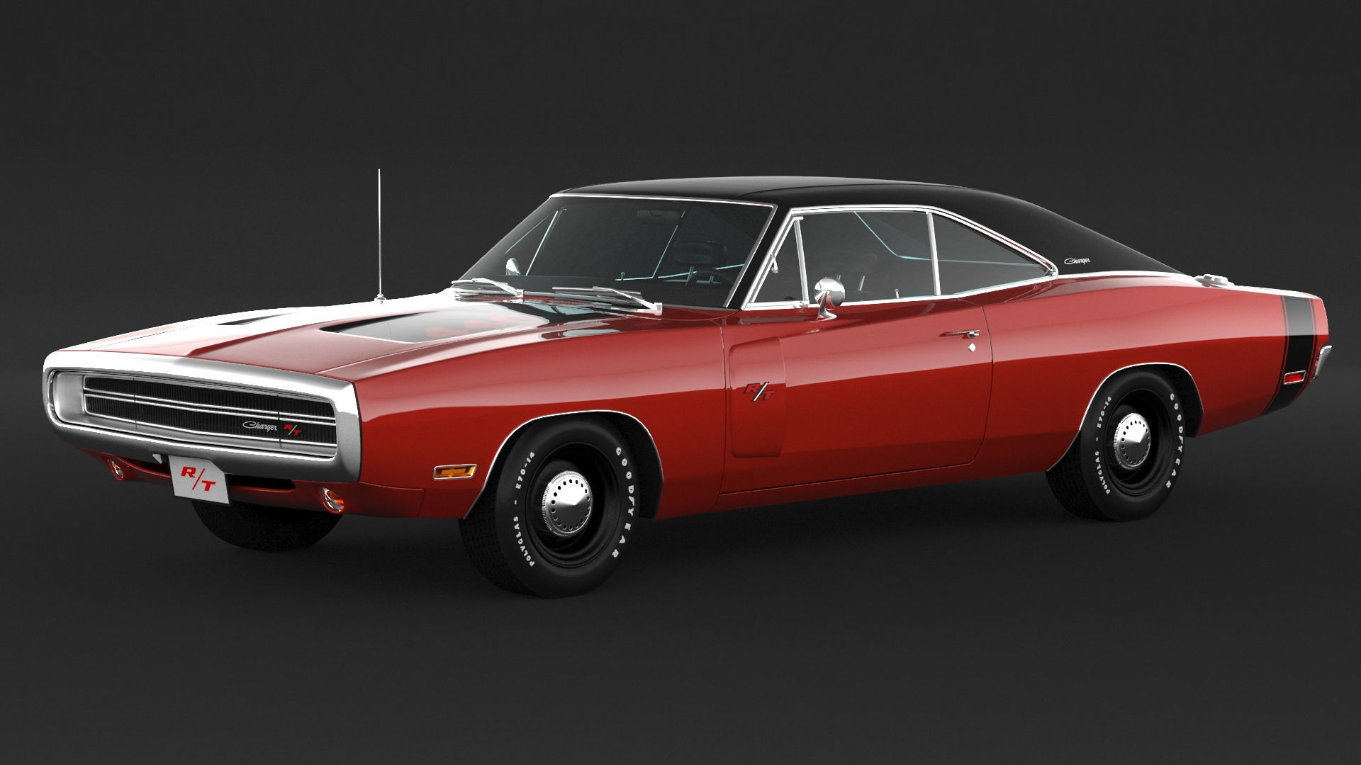 1970 Dodge Charger RT 3D model | CGTrader