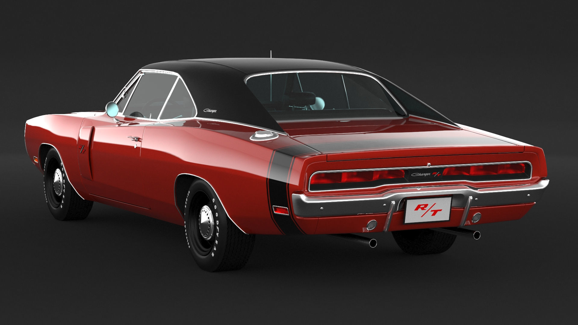 1970 Dodge Charger RT 3D model | CGTrader