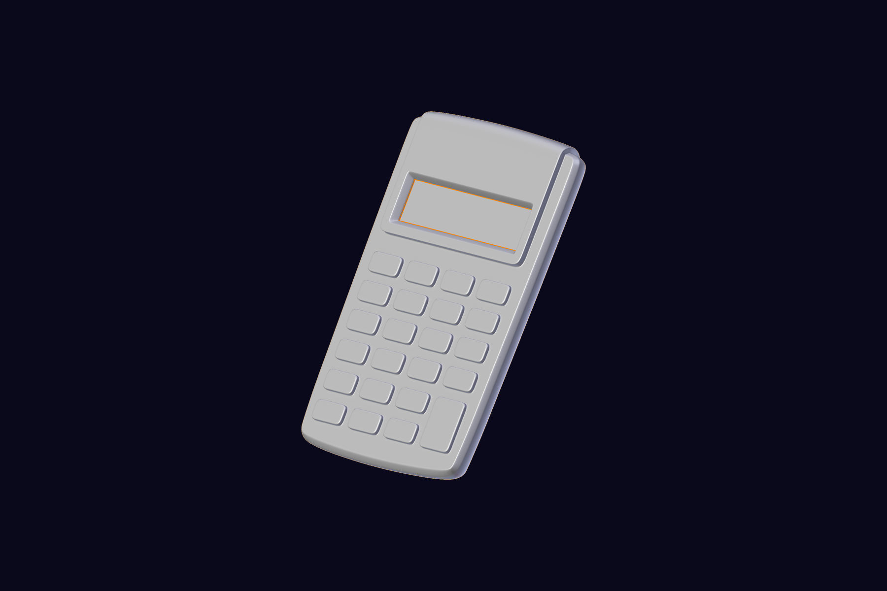 School Calculator 3D model | CGTrader
