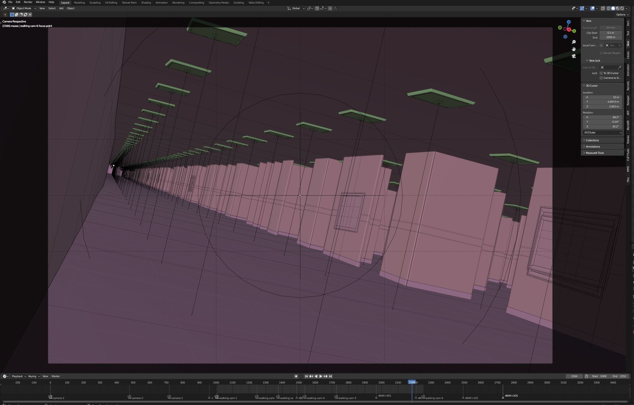 Realistic Backrooms VHS Horror Map Level File 3D model animated | CGTrader