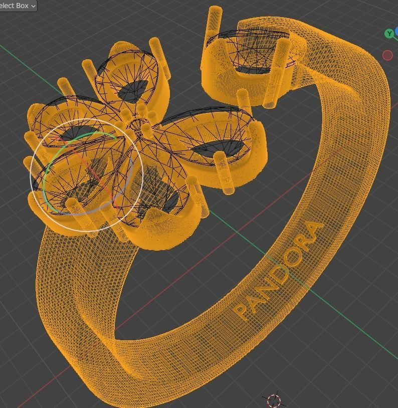 Ring like Pandora 3D model | CGTrader