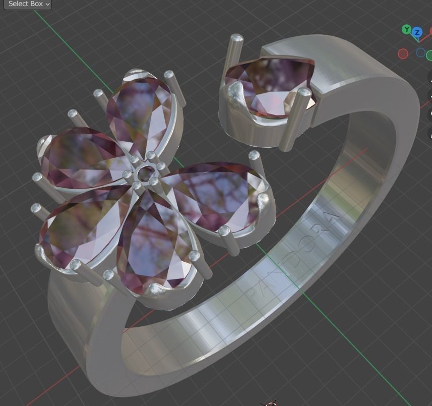 Ring like Pandora 3D model | CGTrader