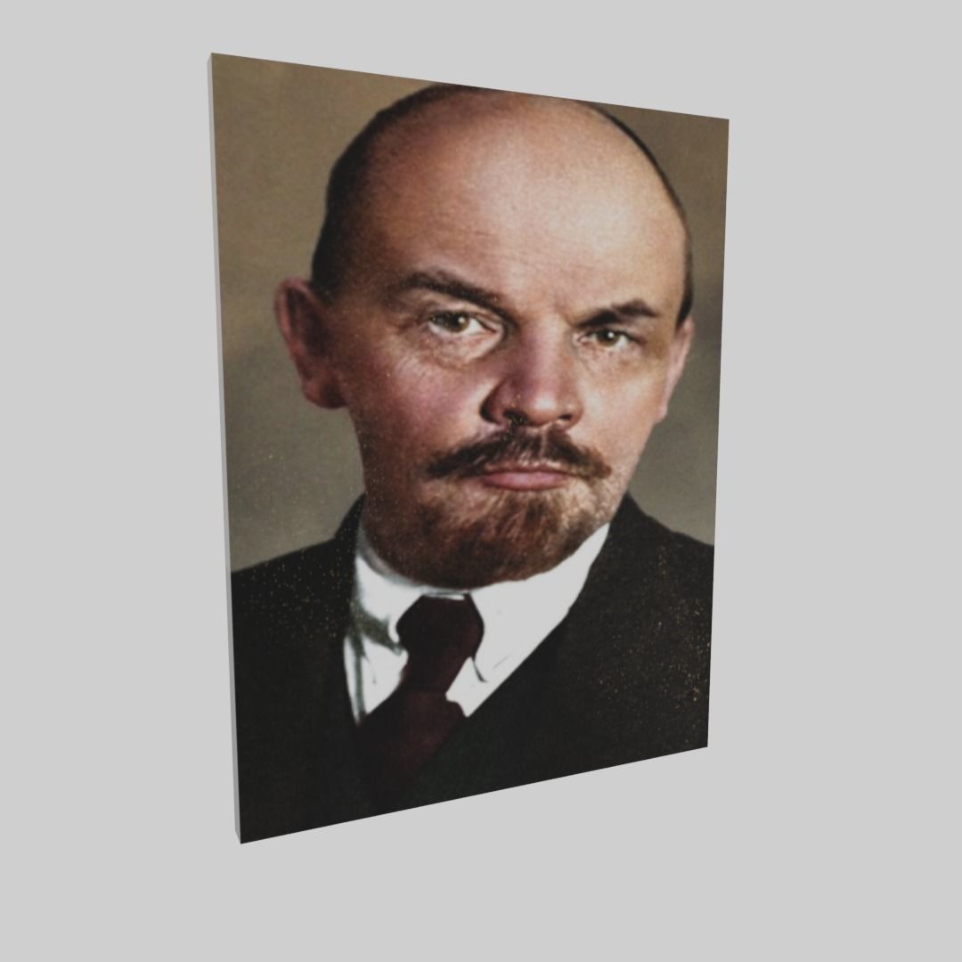 3D model Vladimir Lenin portrait VR / AR / low-poly | CGTrader