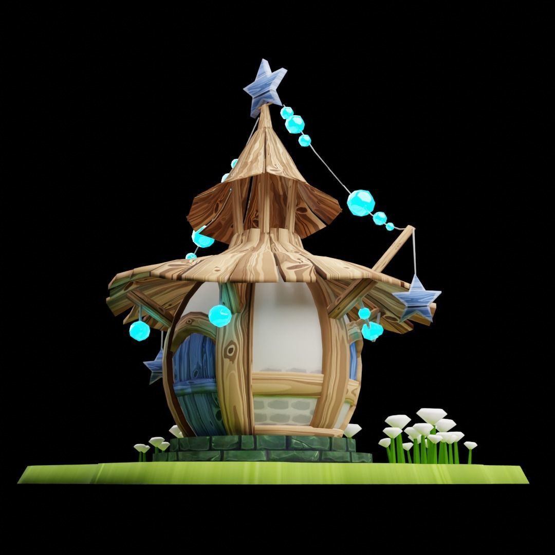 3D model Fairy House 003 VR / AR / low-poly | CGTrader