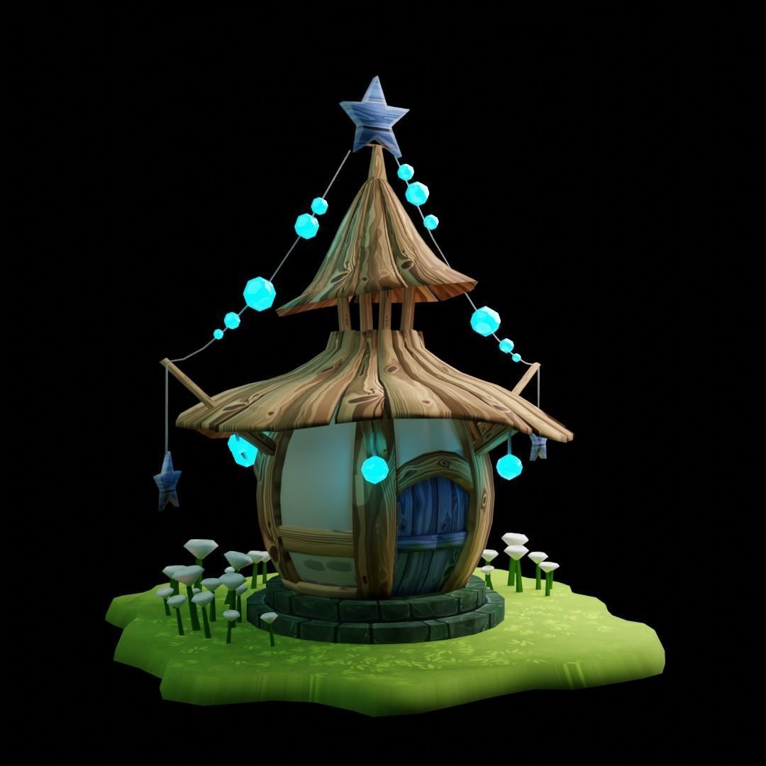 3D model Fairy House 003 VR / AR / low-poly | CGTrader
