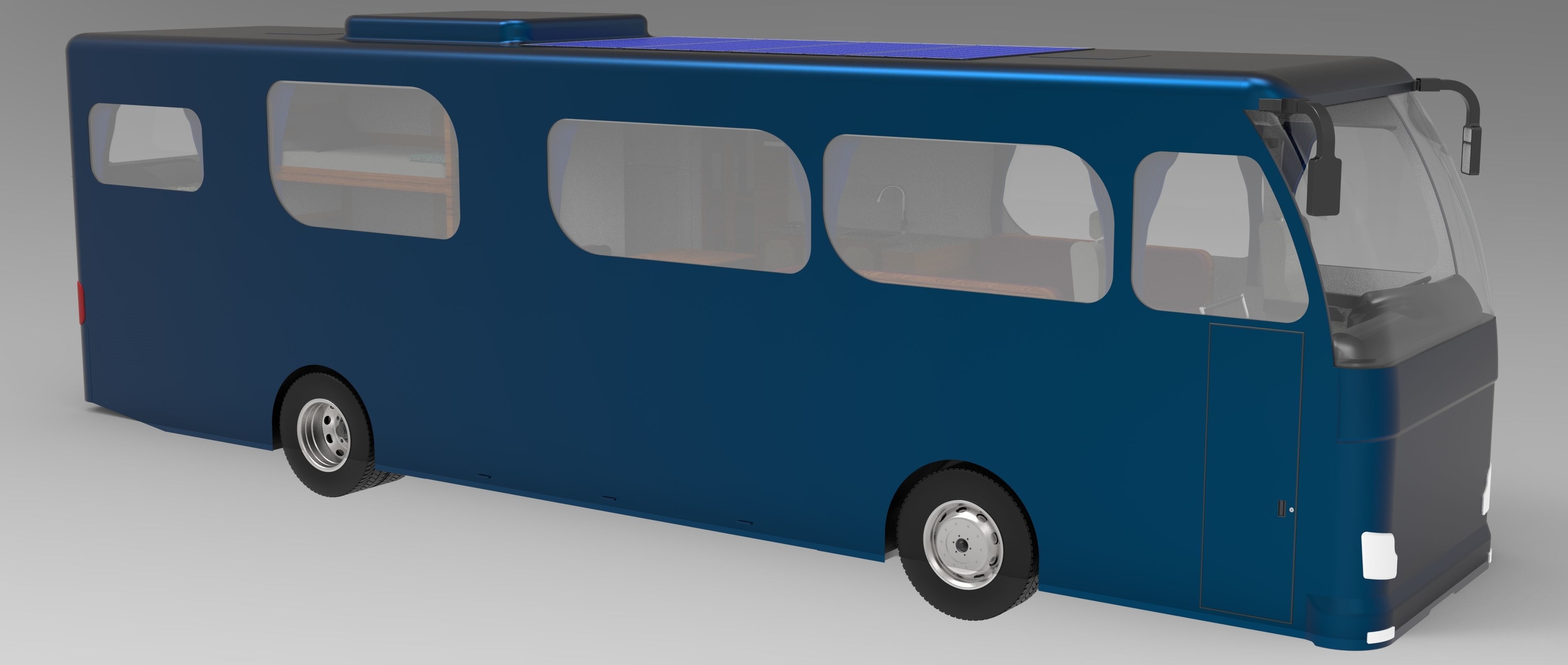 3D model Caravan bus VR / AR / low-poly | CGTrader