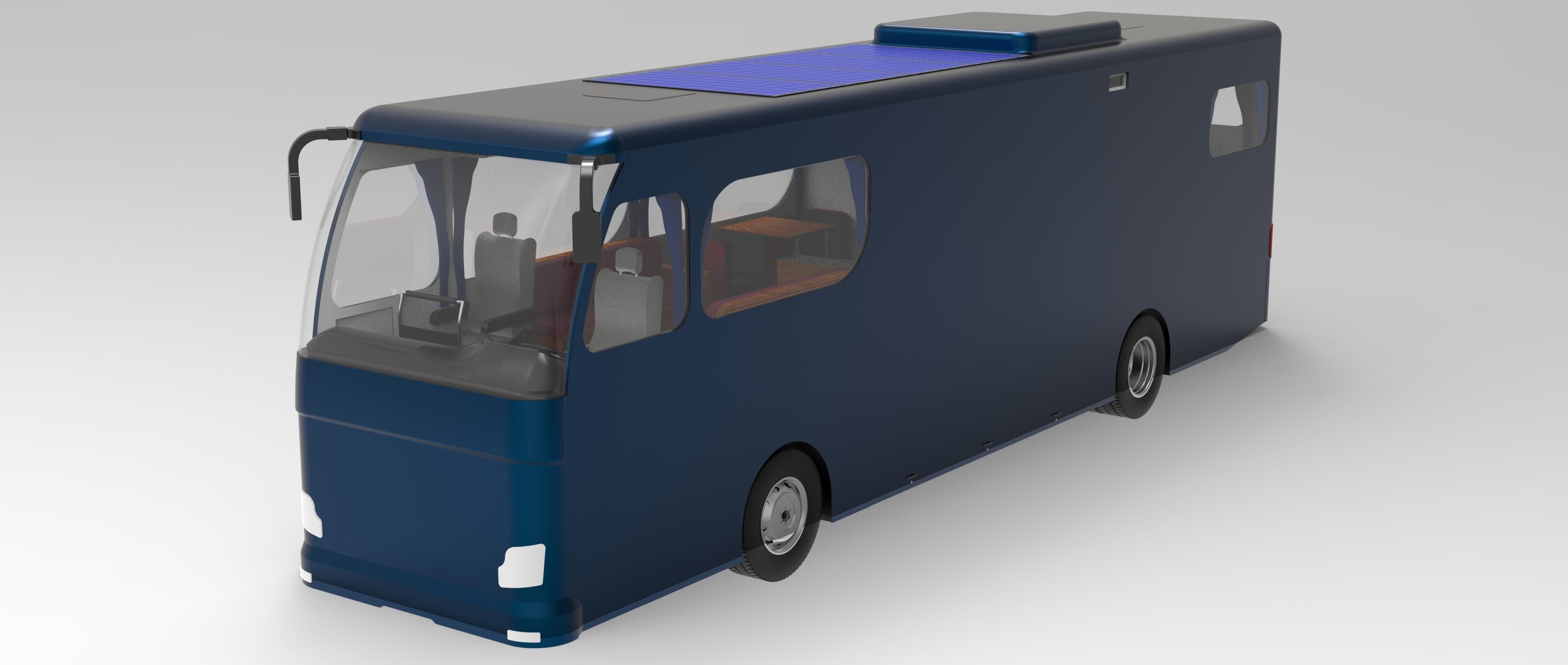 3D model Caravan bus VR / AR / low-poly | CGTrader