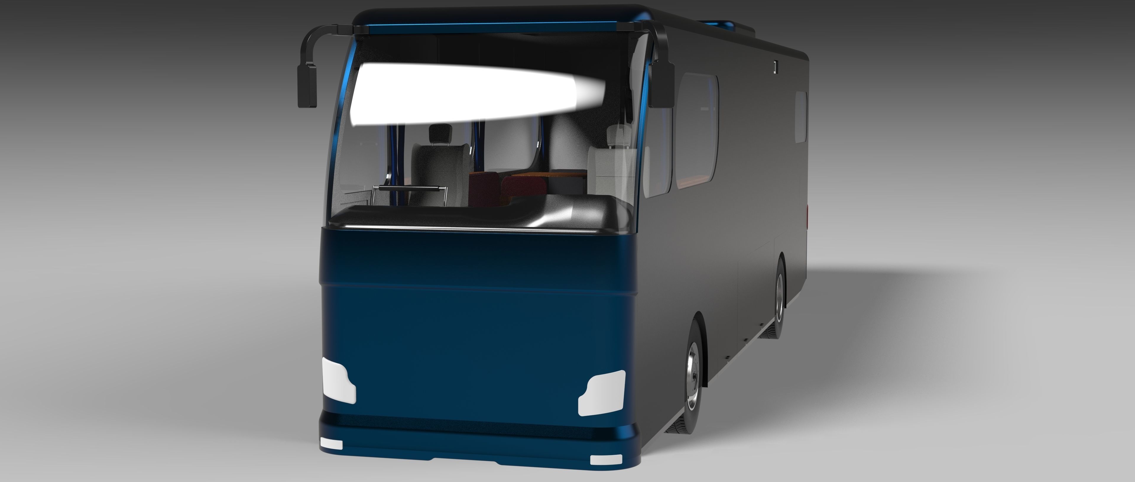 3D model Caravan bus VR / AR / low-poly | CGTrader