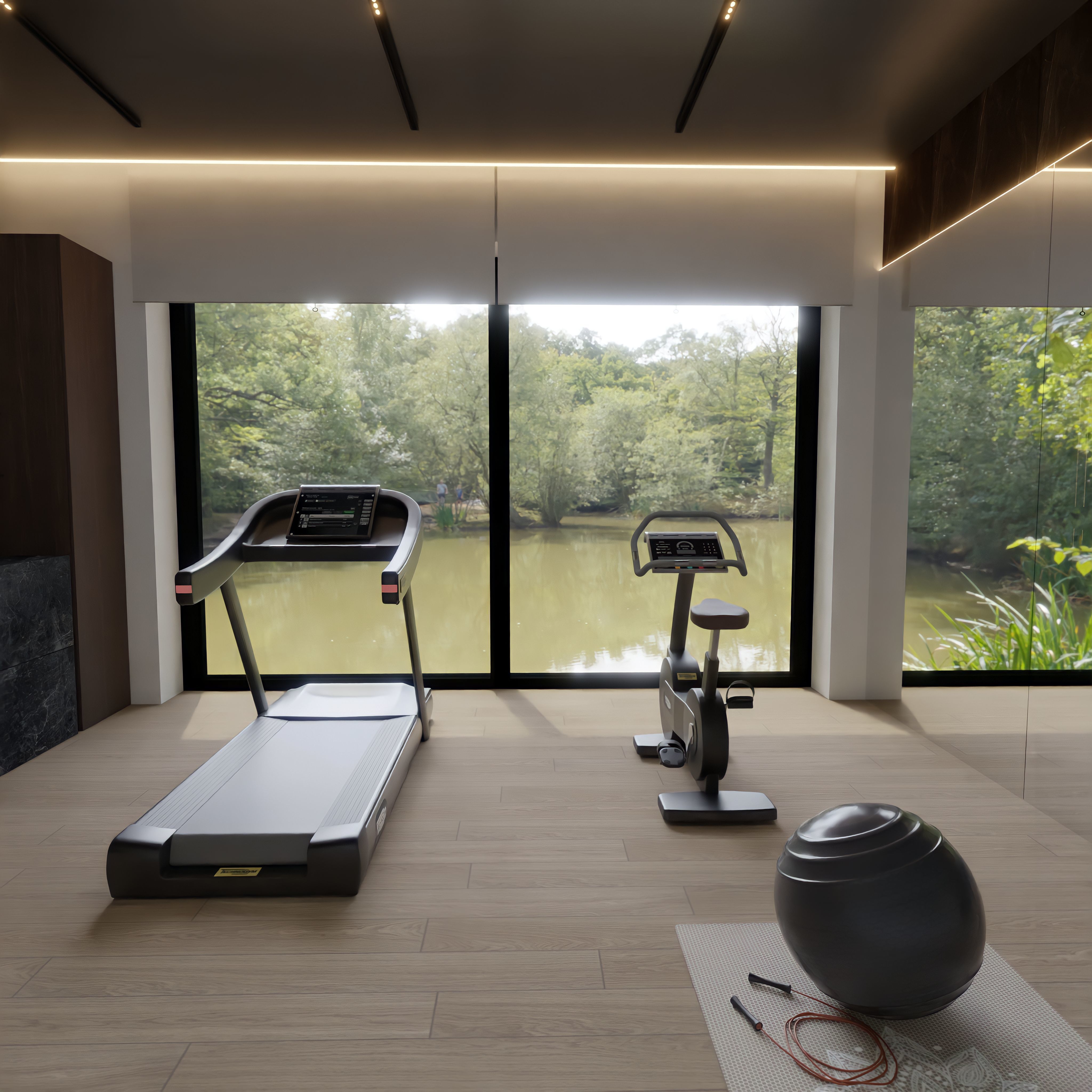 Mini GYM Blender Scene free 3D model | CGTrader