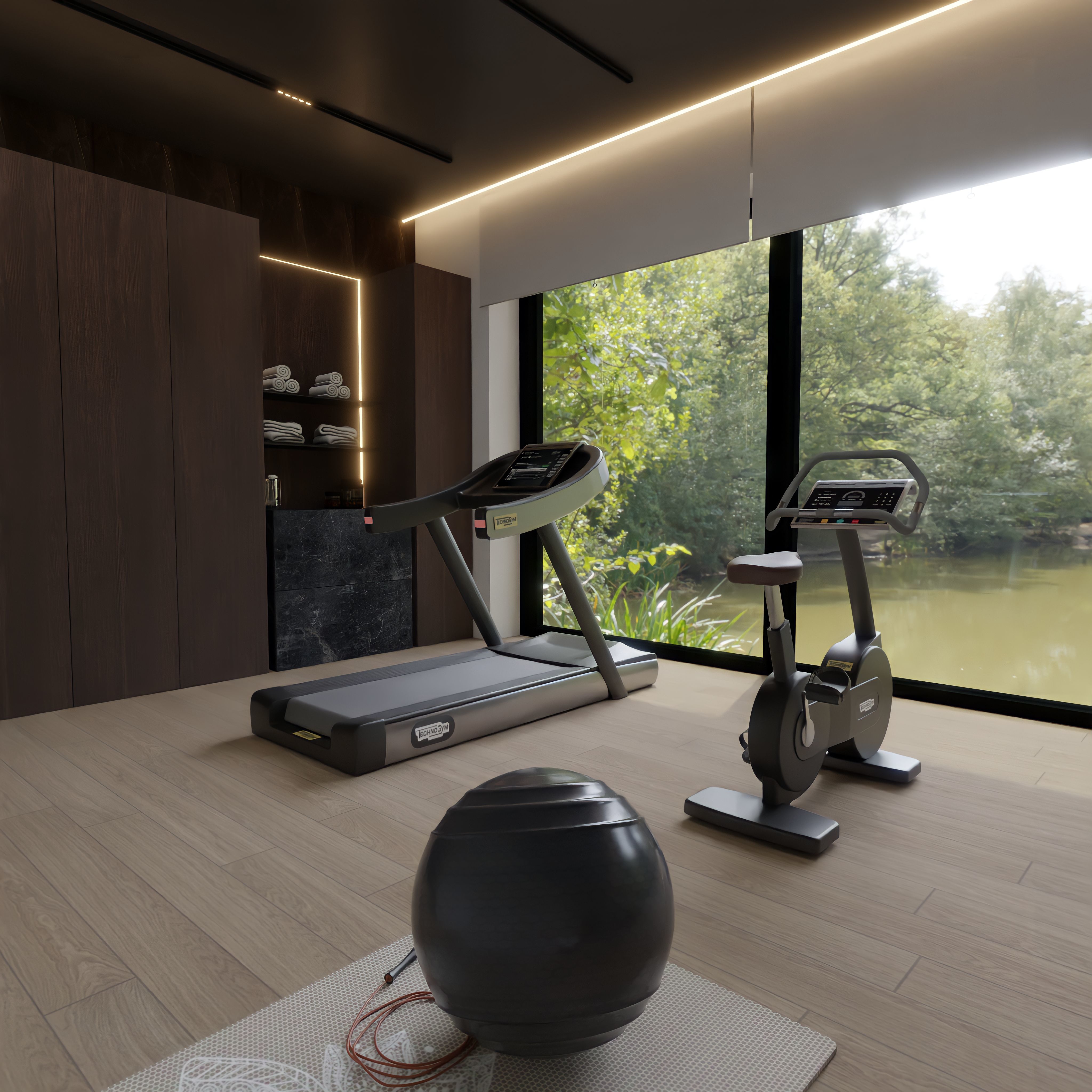 Mini GYM Blender Scene free 3D model | CGTrader