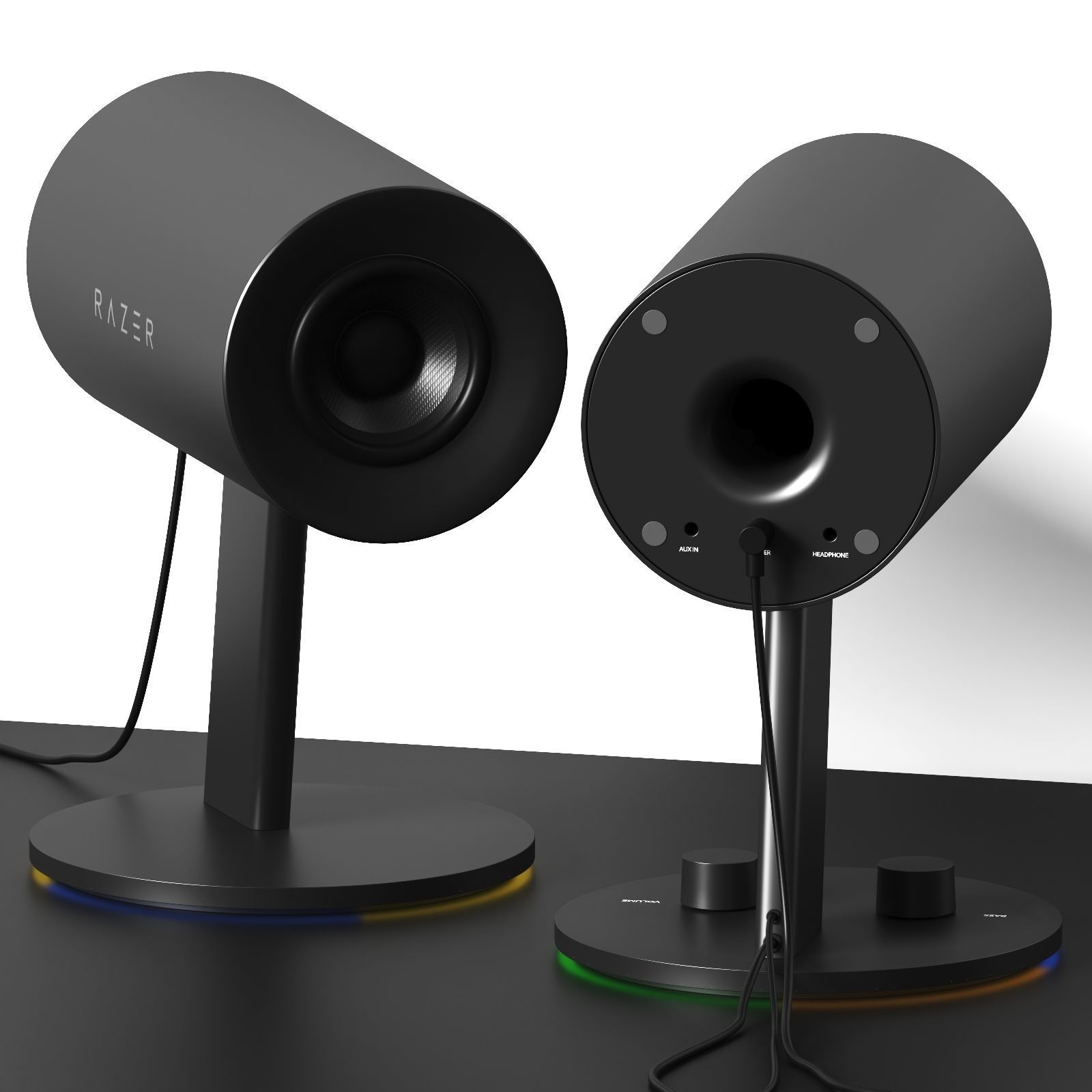 Razer Nommo Chroma - computer speakers 3D model | CGTrader