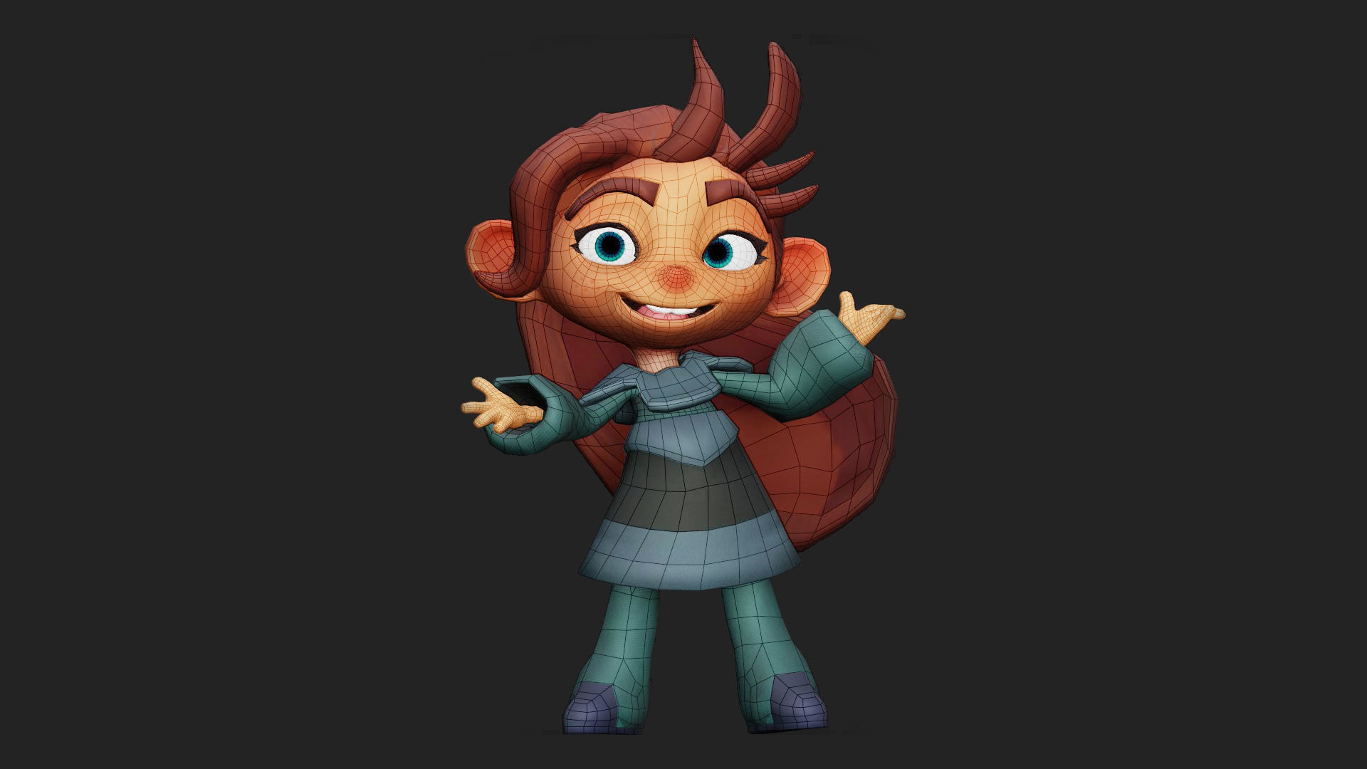 3D model Kid Character 3D Model VR / AR / low-poly | CGTrader