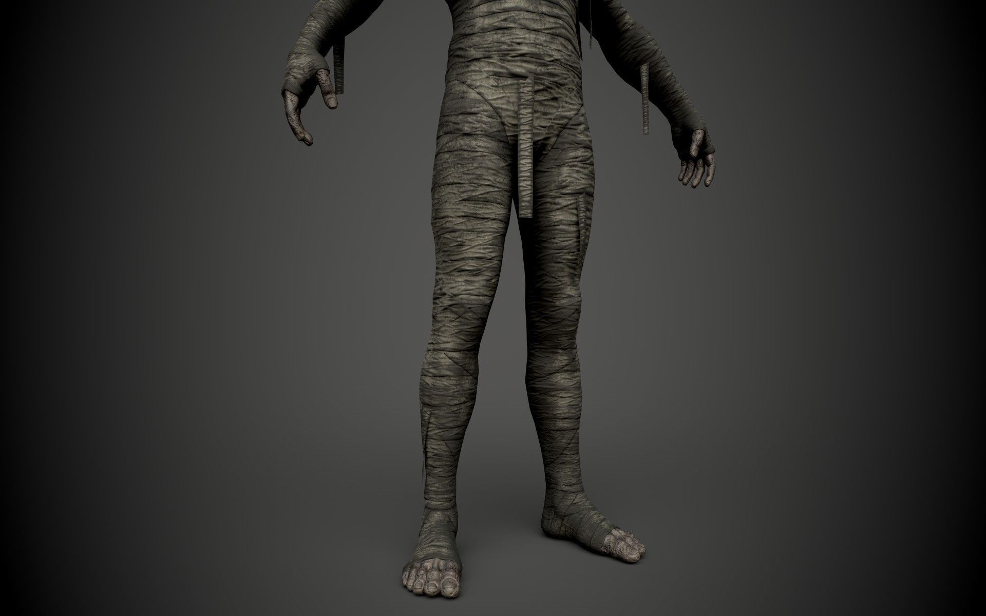 3D model Creep 2 mummy VR / AR / low-poly | CGTrader