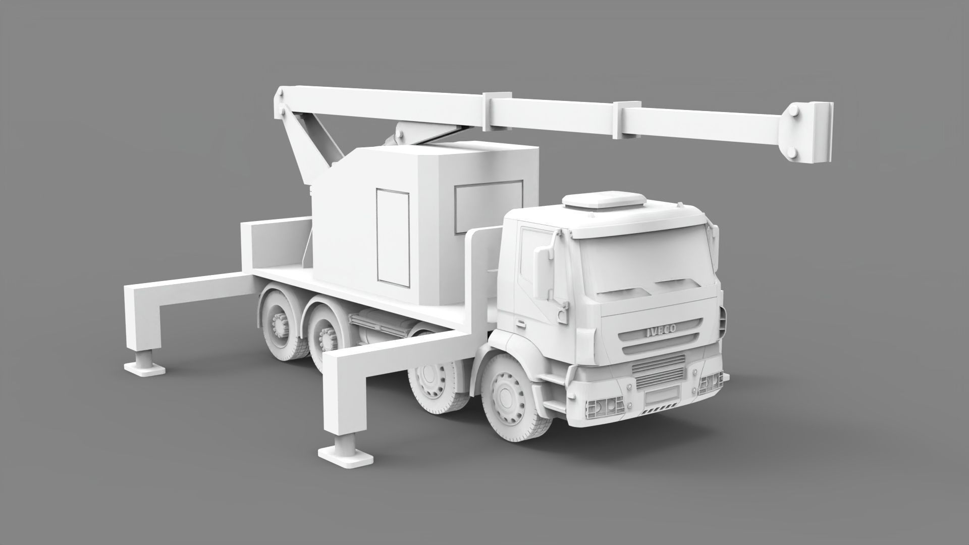 STL printable truck 3D print model 3D model 3D printable | CGTrader