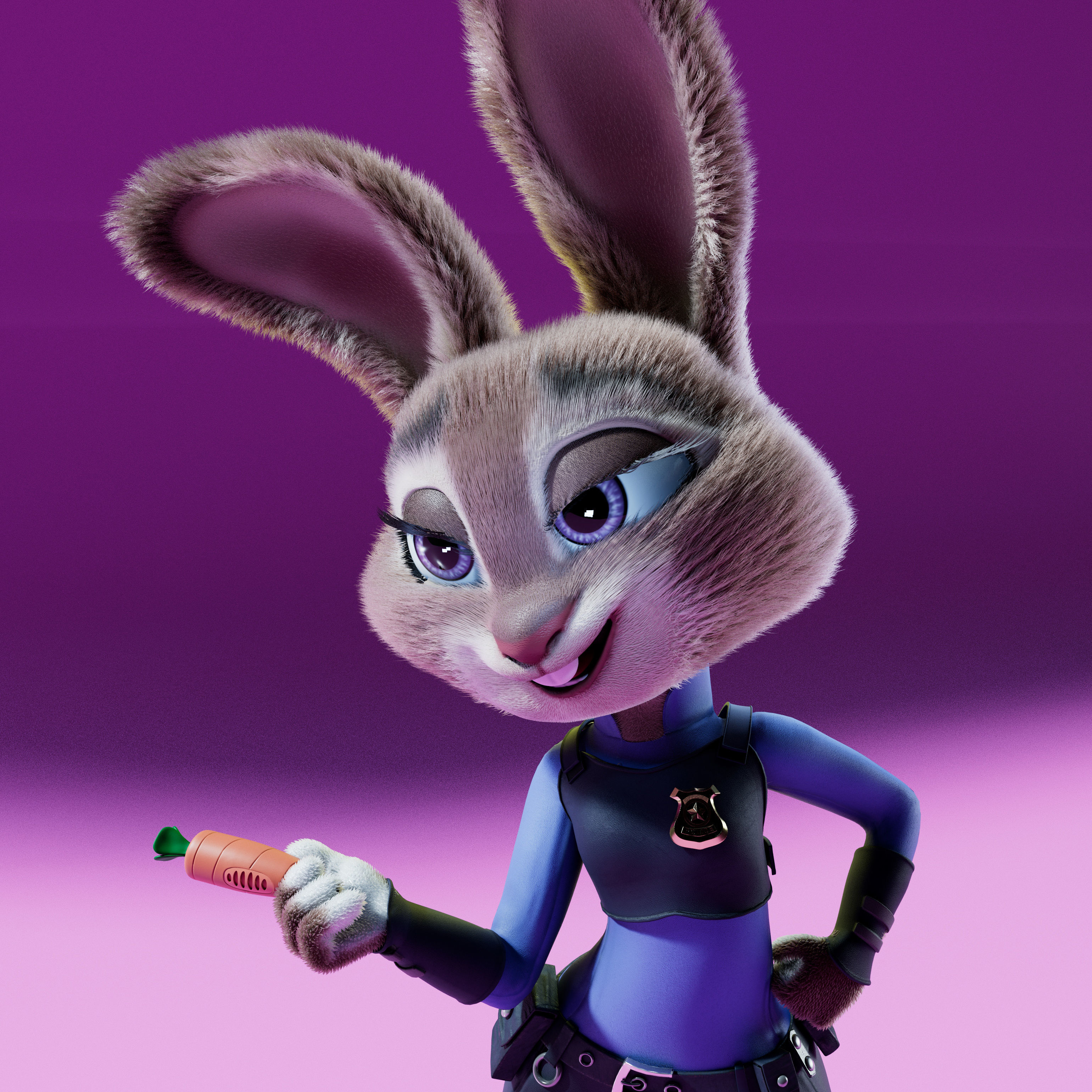 Judy Hopps from Zootopia 3D model | CGTrader