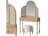 Snelling - Arch vanity mirror and dressing table 3D model | CGTrader