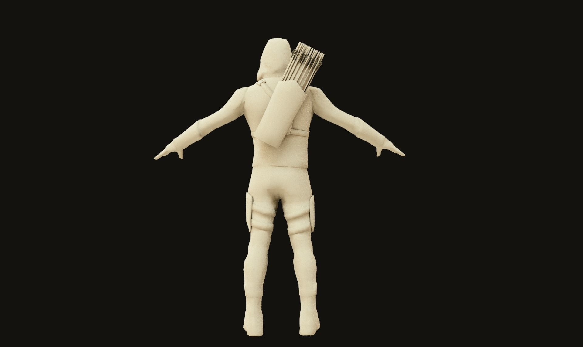 The Green Arrow CW 3D model 3D model rigged | CGTrader