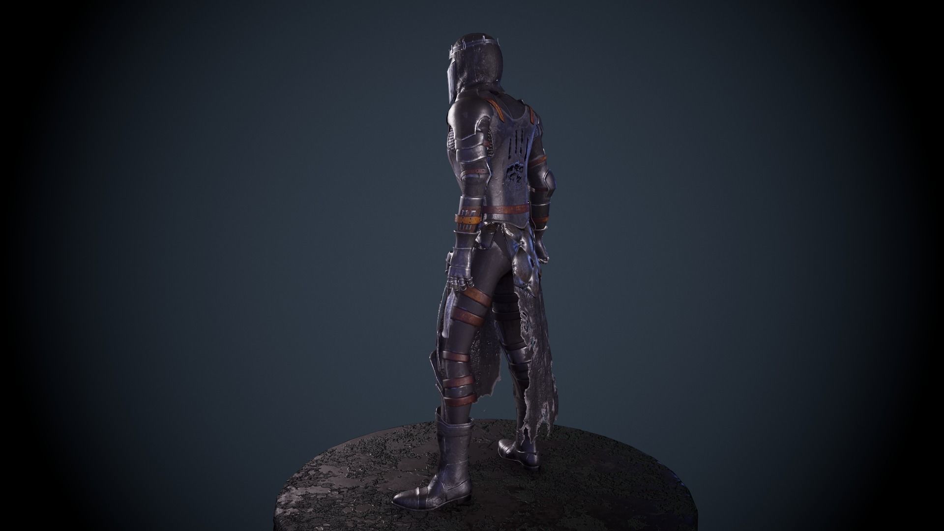 3D model Medieval death knight VR / AR / low-poly | CGTrader