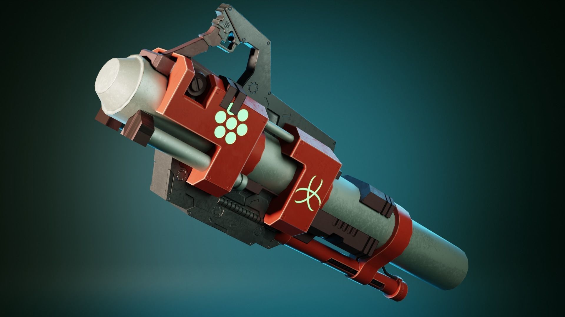 3D model Fantasy Gun Game Asset VR / AR / low-poly | CGTrader