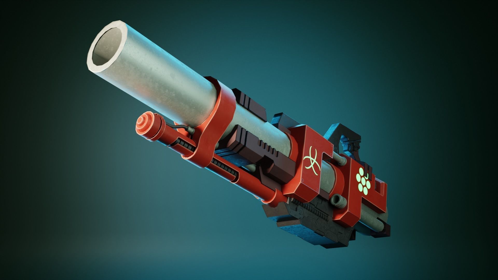 3D model Fantasy Gun Game Asset VR / AR / low-poly | CGTrader