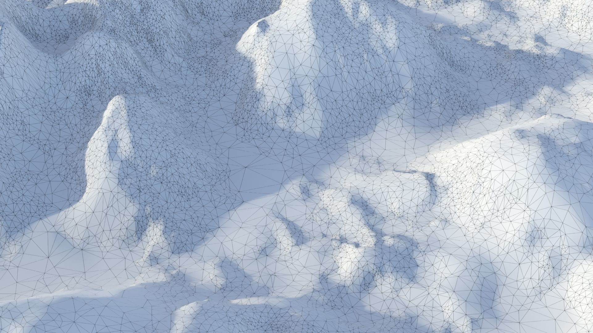 3D model Snow Land 07 VR / AR / low-poly | CGTrader