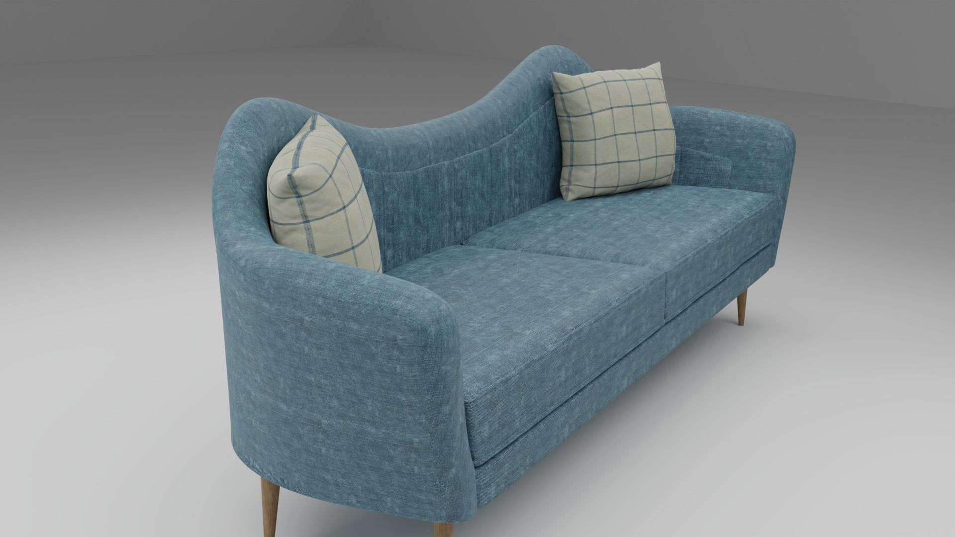 Sofa realistic for Blender 3D model | CGTrader