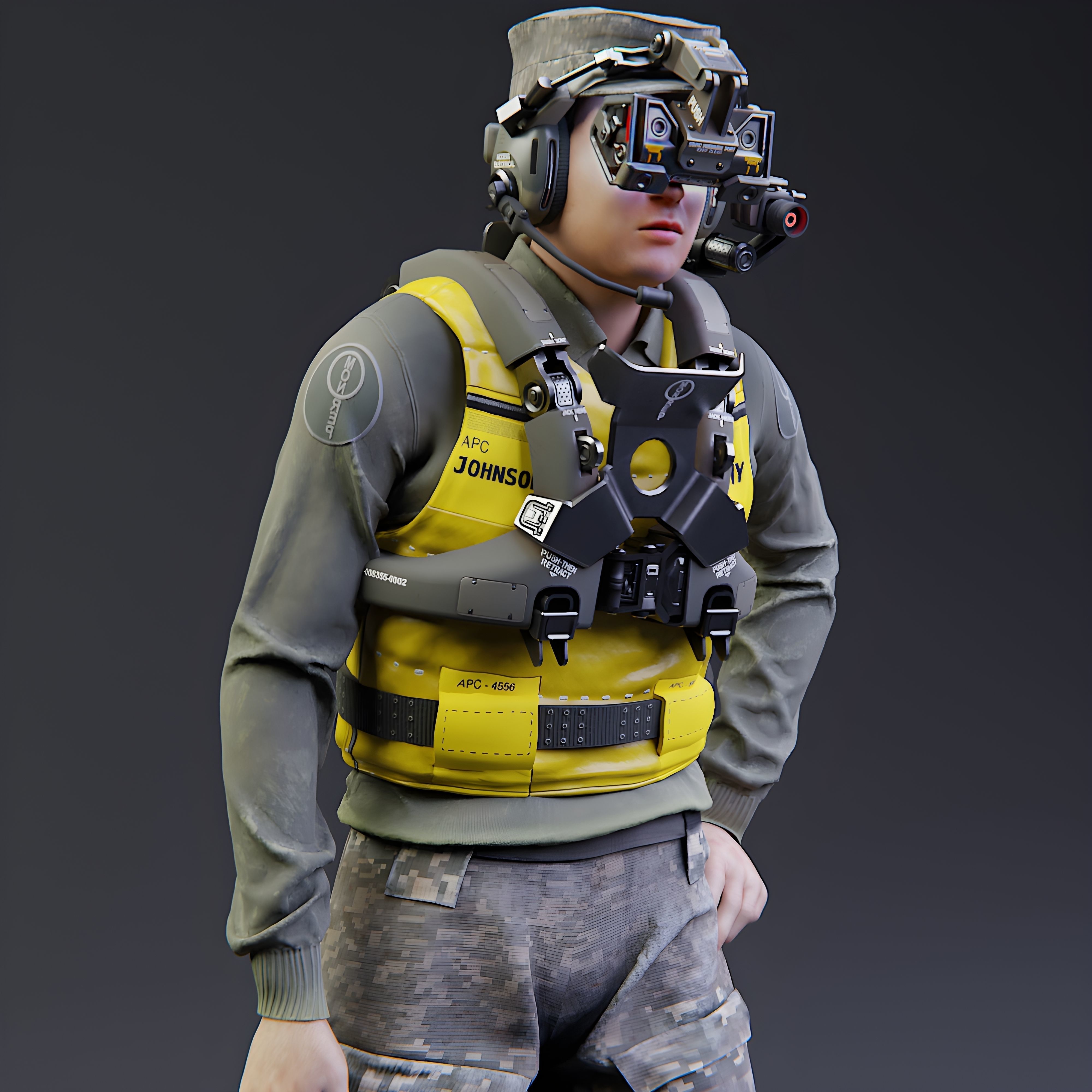 Combat Engineer free 3D model | CGTrader