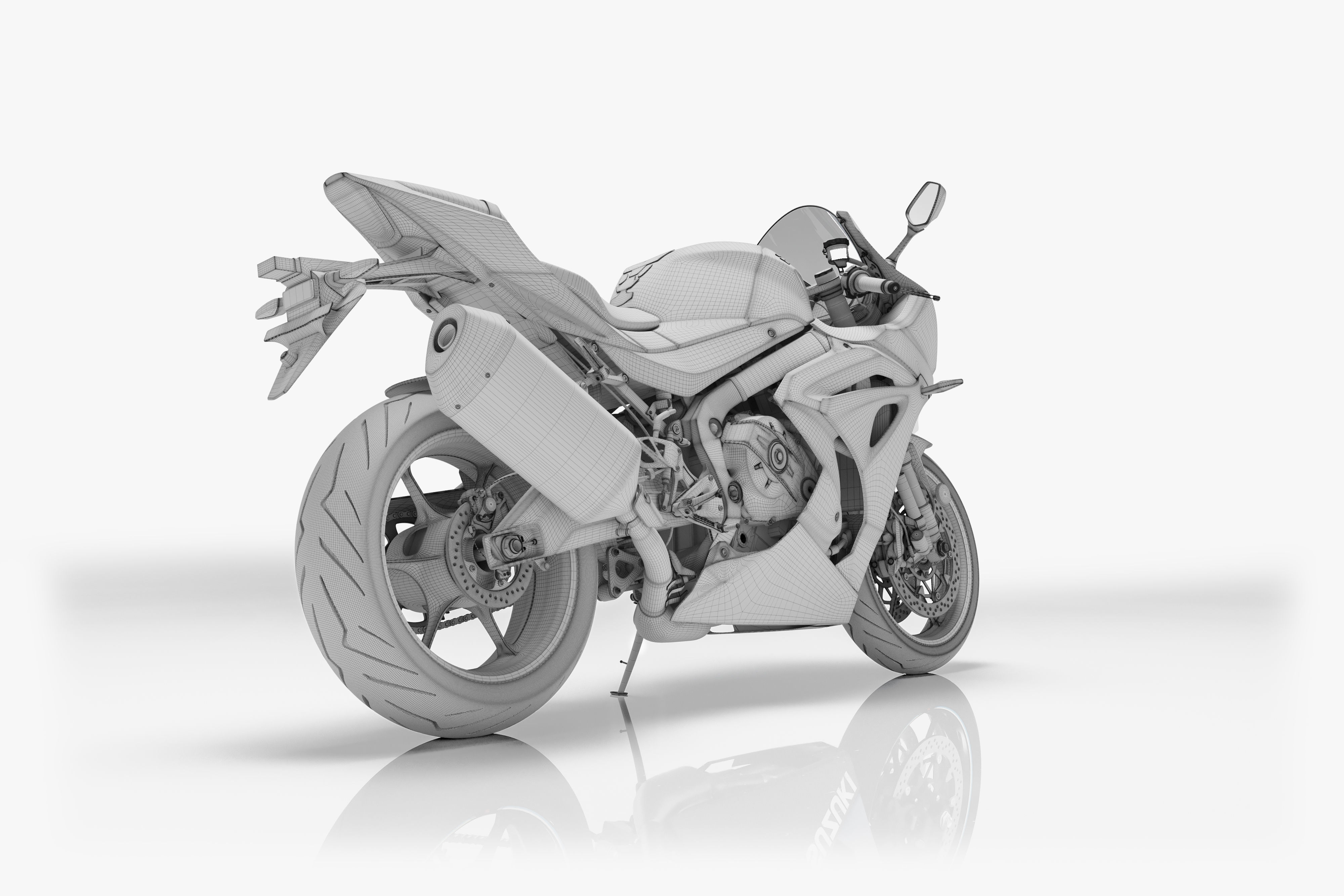 Suzuki GSX-R 1000 2017 3D model | CGTrader
