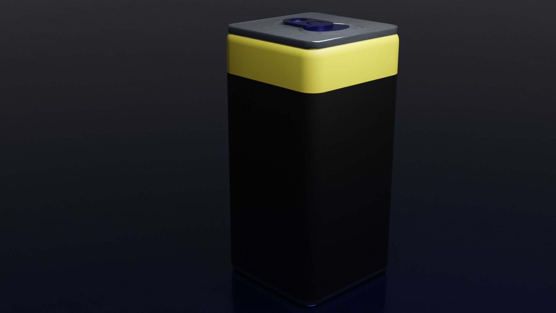 Square Can for Energy drink - Soda - Coke 3D model rigged | CGTrader