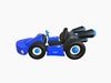 10 Cartoon Karts Blue Collection - Vehicle Racing Design VR / AR / low ...