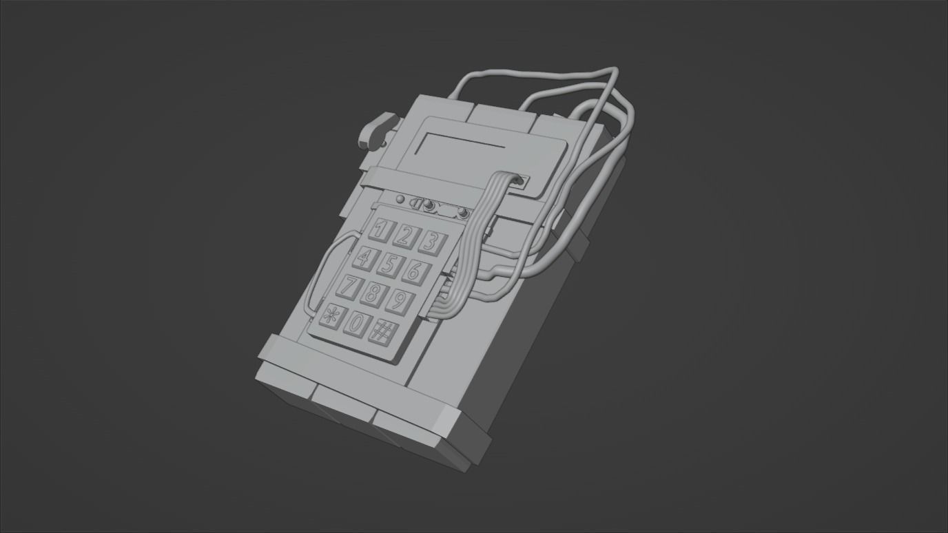 Bomb C4 free 3D model | CGTrader