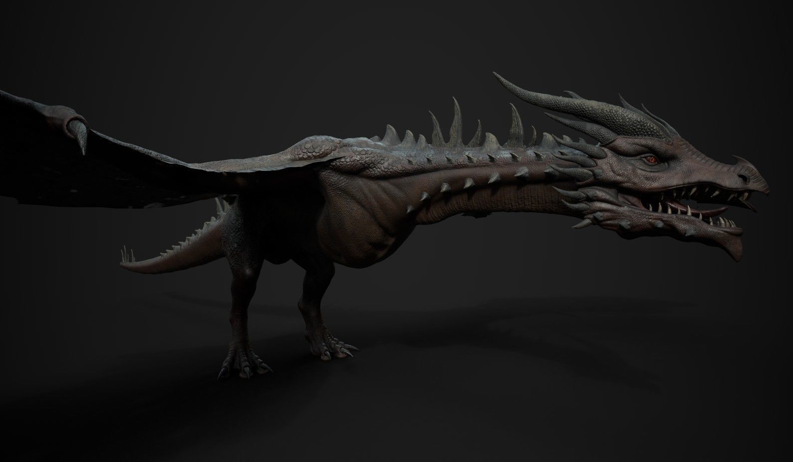 3D model Dragon VR / AR / low-poly | CGTrader