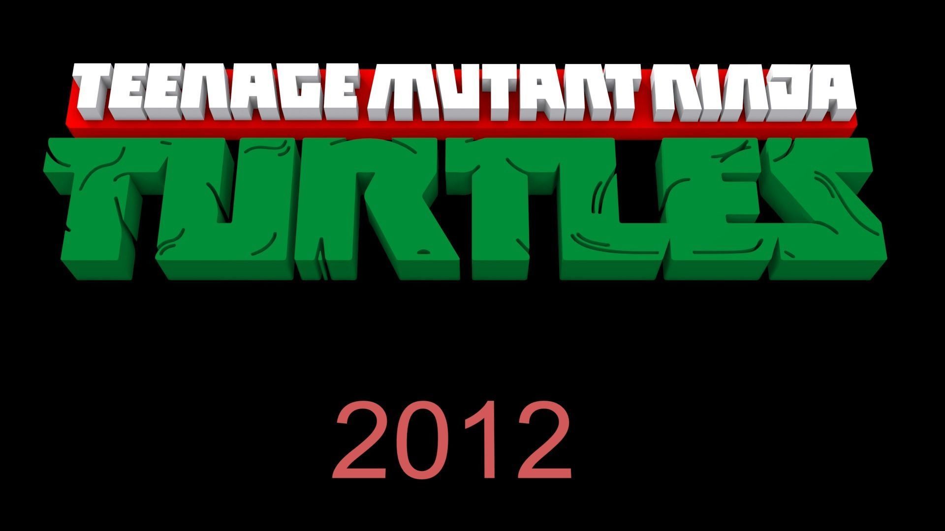 3D model TMNT all logos 1984 to 2023 Renderable and Printable models VR ...