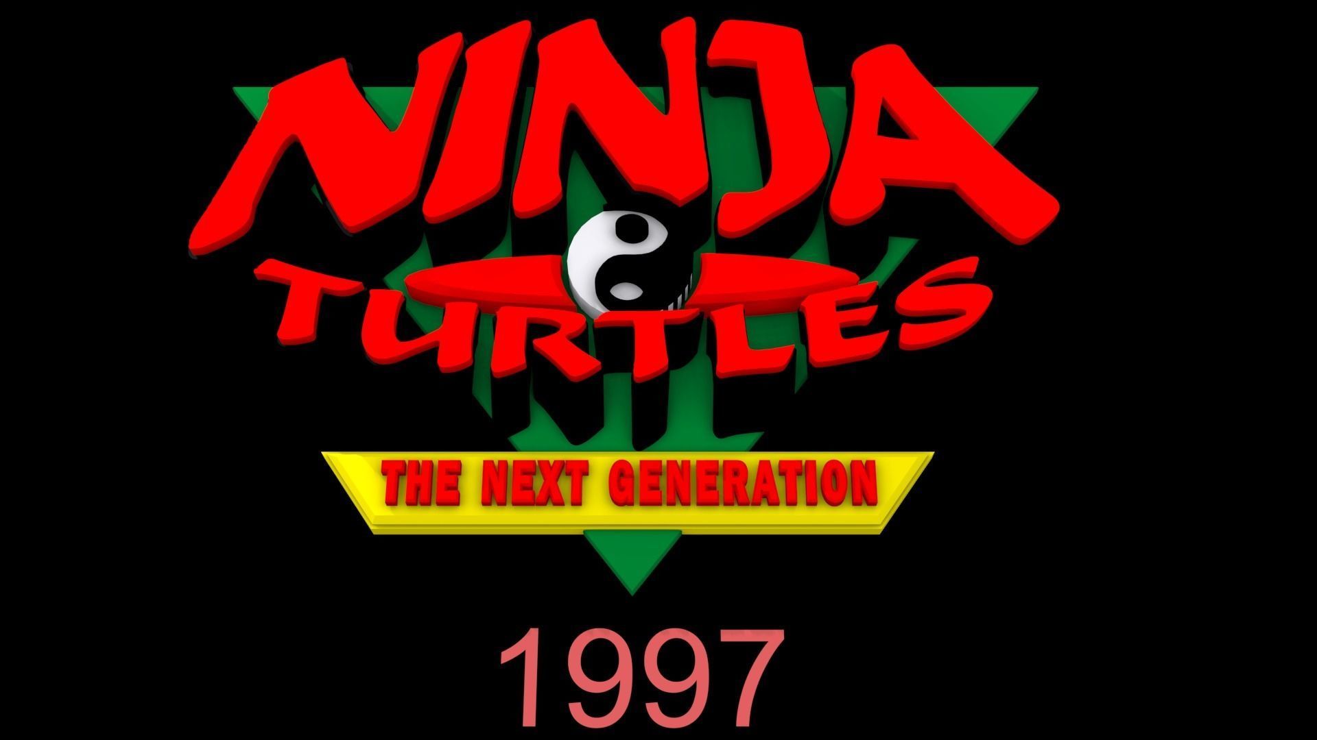 3D model TMNT all logos 1984 to 2023 Renderable and Printable models VR ...