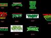 3D model TMNT all logos 1984 to 2023 Renderable and Printable models VR ...