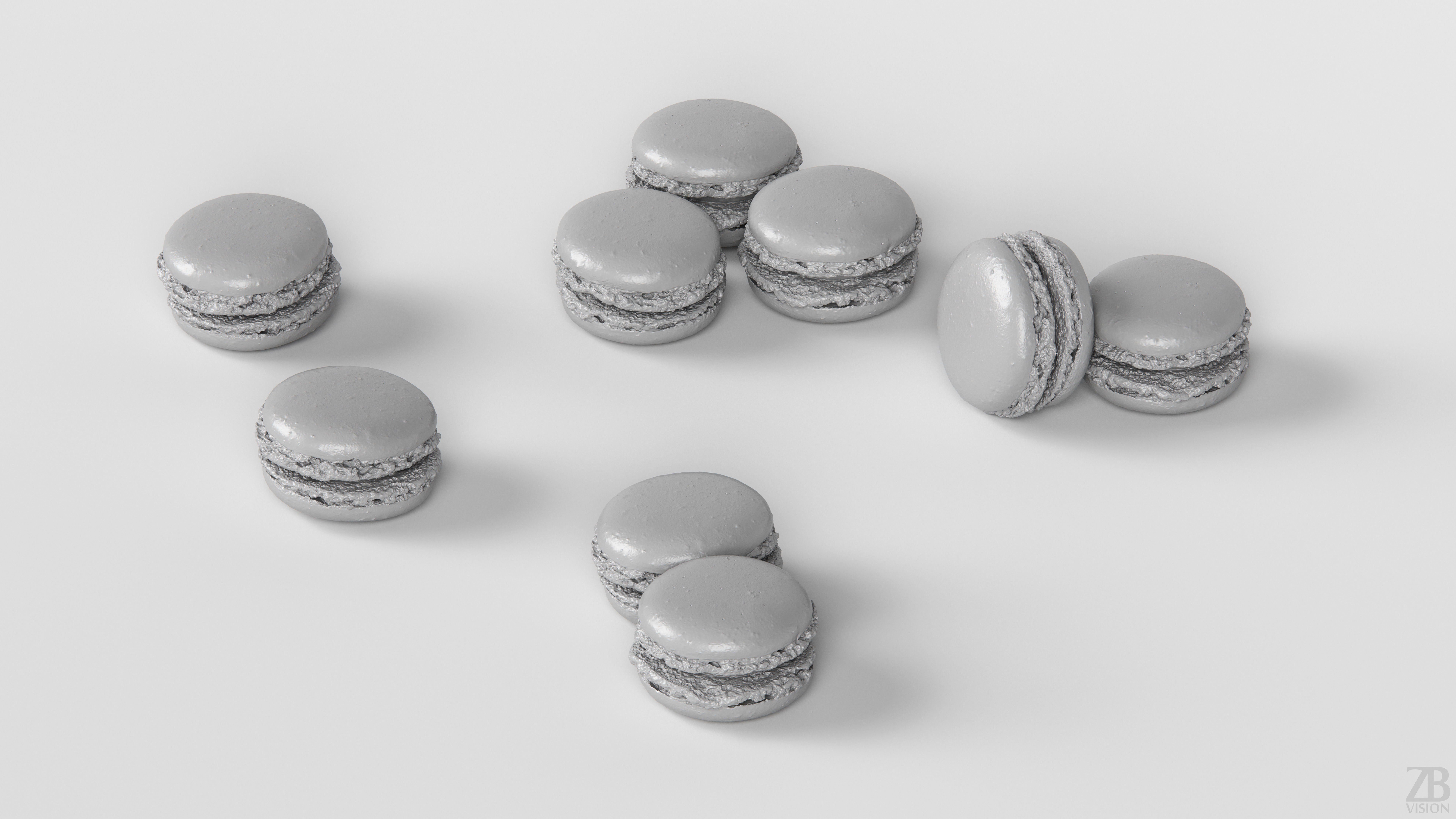 Macaron 3D model | CGTrader