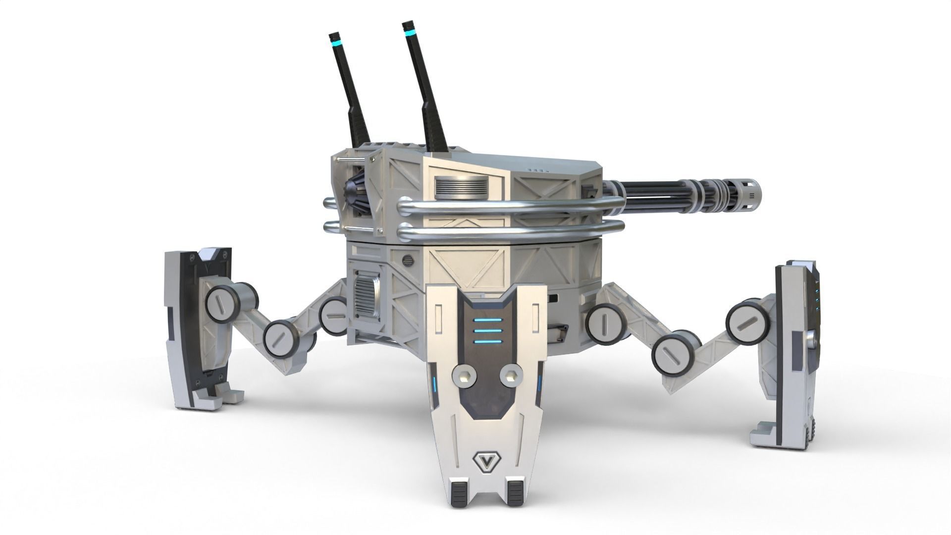 3D model Spider Mech VR / AR / low-poly | CGTrader