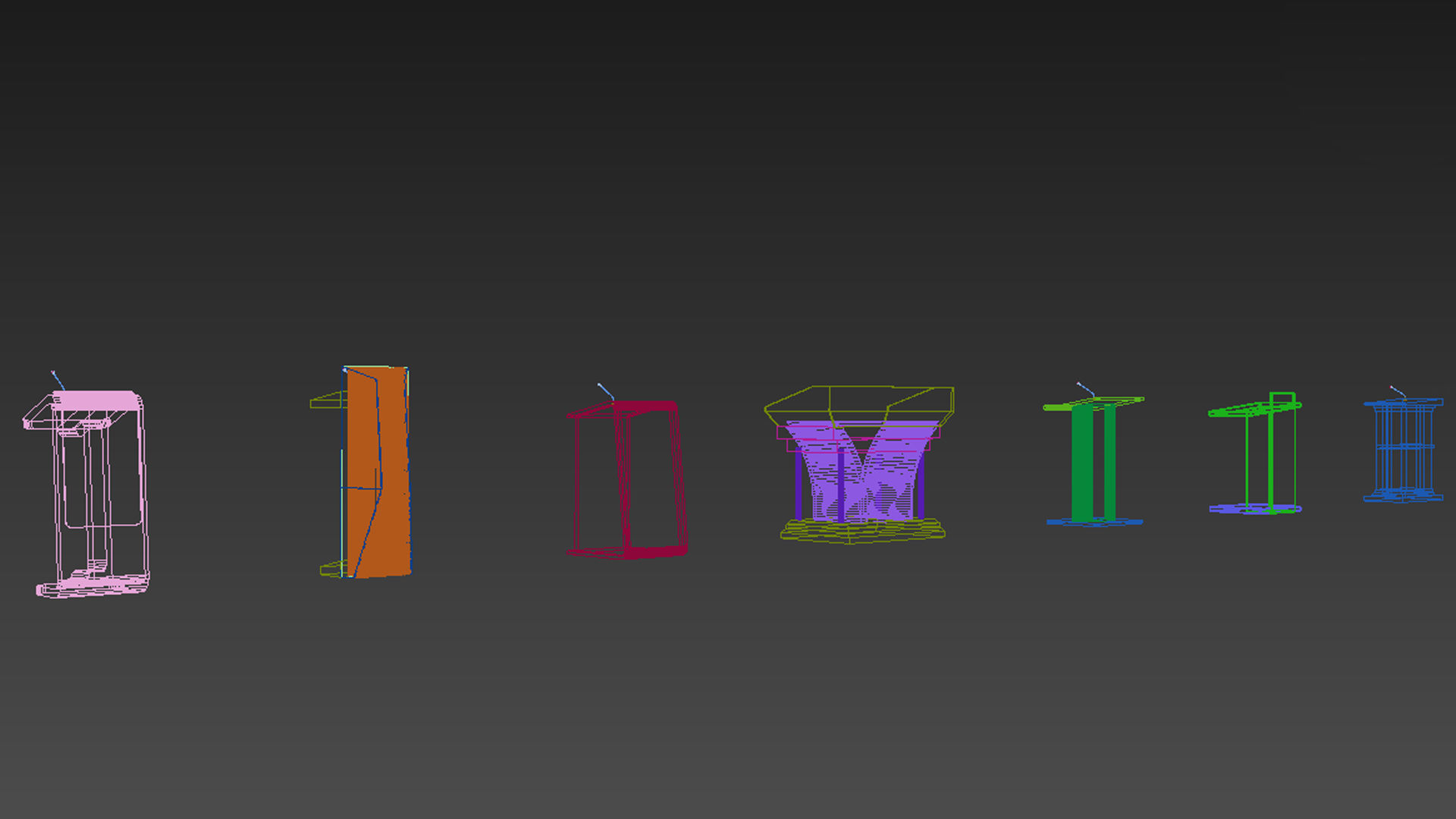 Podium 3D model | CGTrader