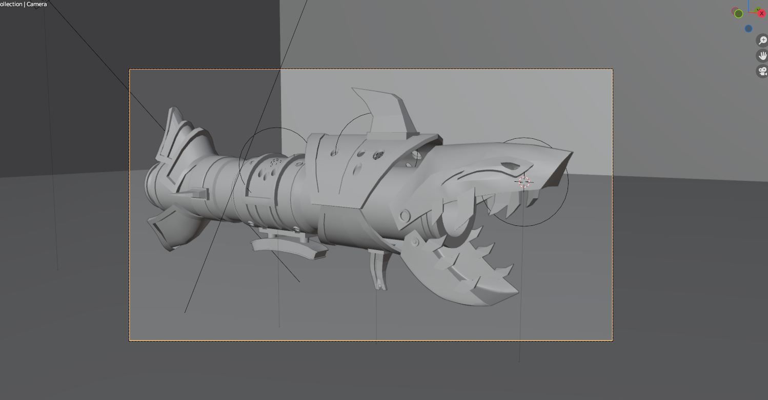 3D model Jinx Sharkzooka VR / AR / low-poly | CGTrader