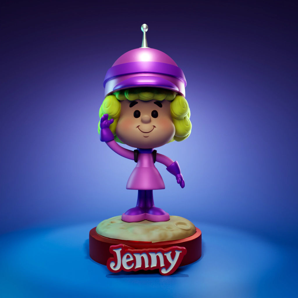 Jenny-The Space Kidettes 3D model 3D printable | CGTrader
