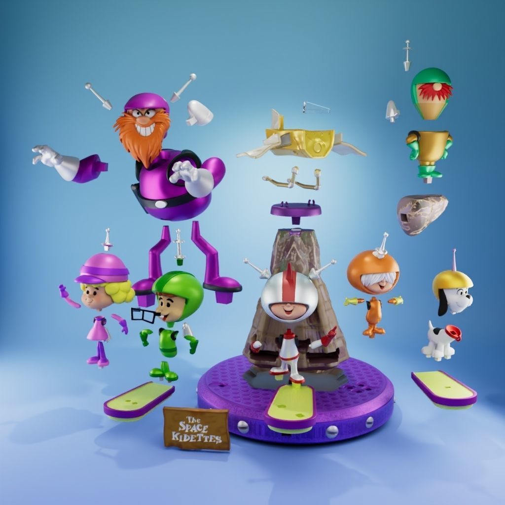 Space Kidettes - Epic Diorma -Special Edition 3D model 3D printable ...