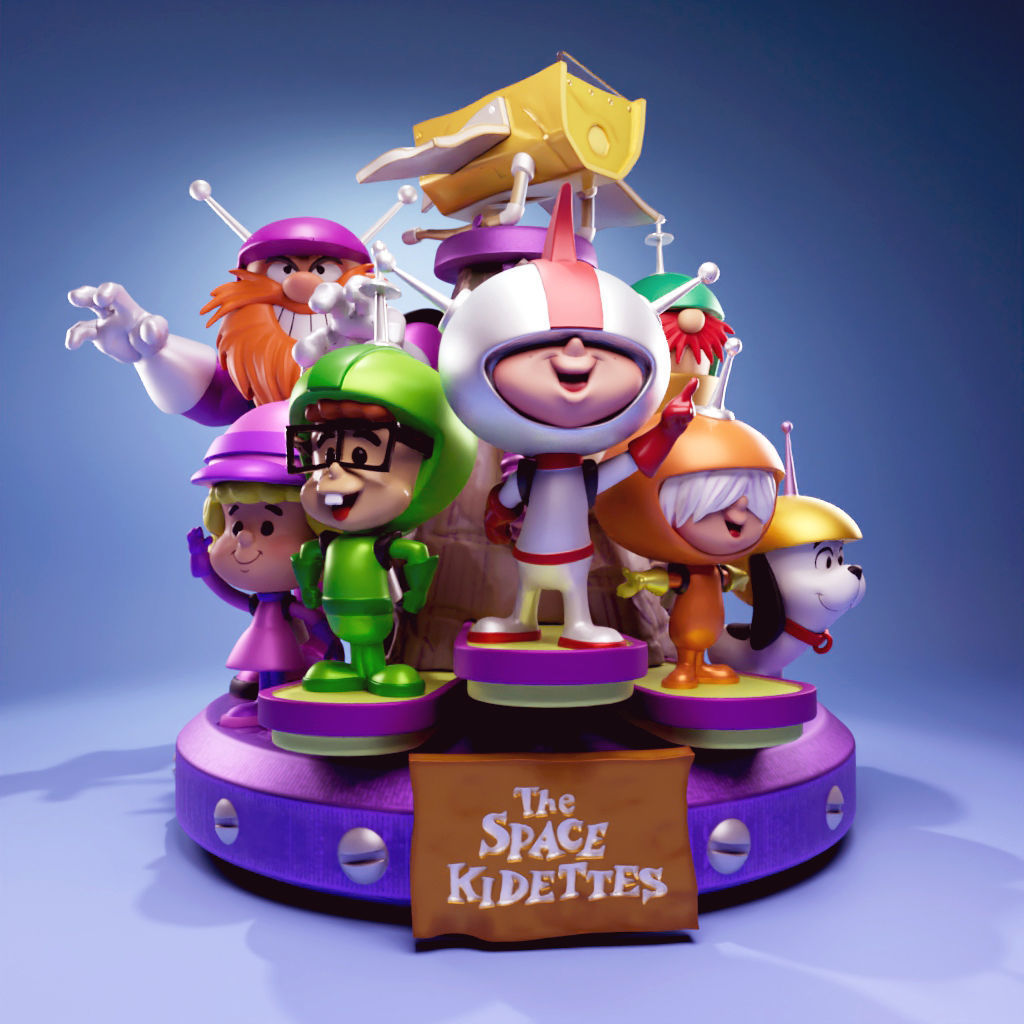 Space Kidettes - Epic Diorma -Special Edition 3D model 3D printable ...