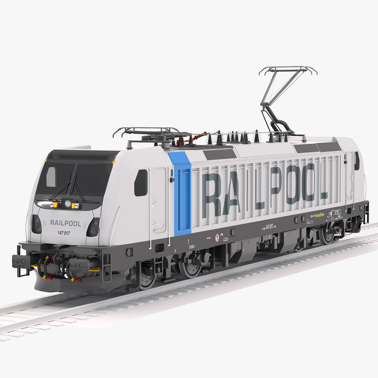 Bombardier TRAXX AC3 Railpool Locomotive 3D model | CGTrader